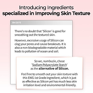 numbuzin No.3 Velvet Beauty Cream | Hydration, Textured Skin, Poreless, Smooth Skin, Makeup Prep, Primer, Niacinamide | Korean Skincare | 2.02 fl. oz.