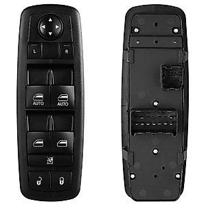 Master Power Window Switch | Compatible with 2009-2012 Dodge Ram 1500 2500 3500 | Replaces# 4602863AD, 4602533AB, 4602533AE, 901-473