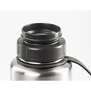 GSI Outdoors H2JO Stainless Steel Brew & Steeping Filter I Wide-Mouth Bottle Twist-On Travel Filter for Brewing Coffee & Tea