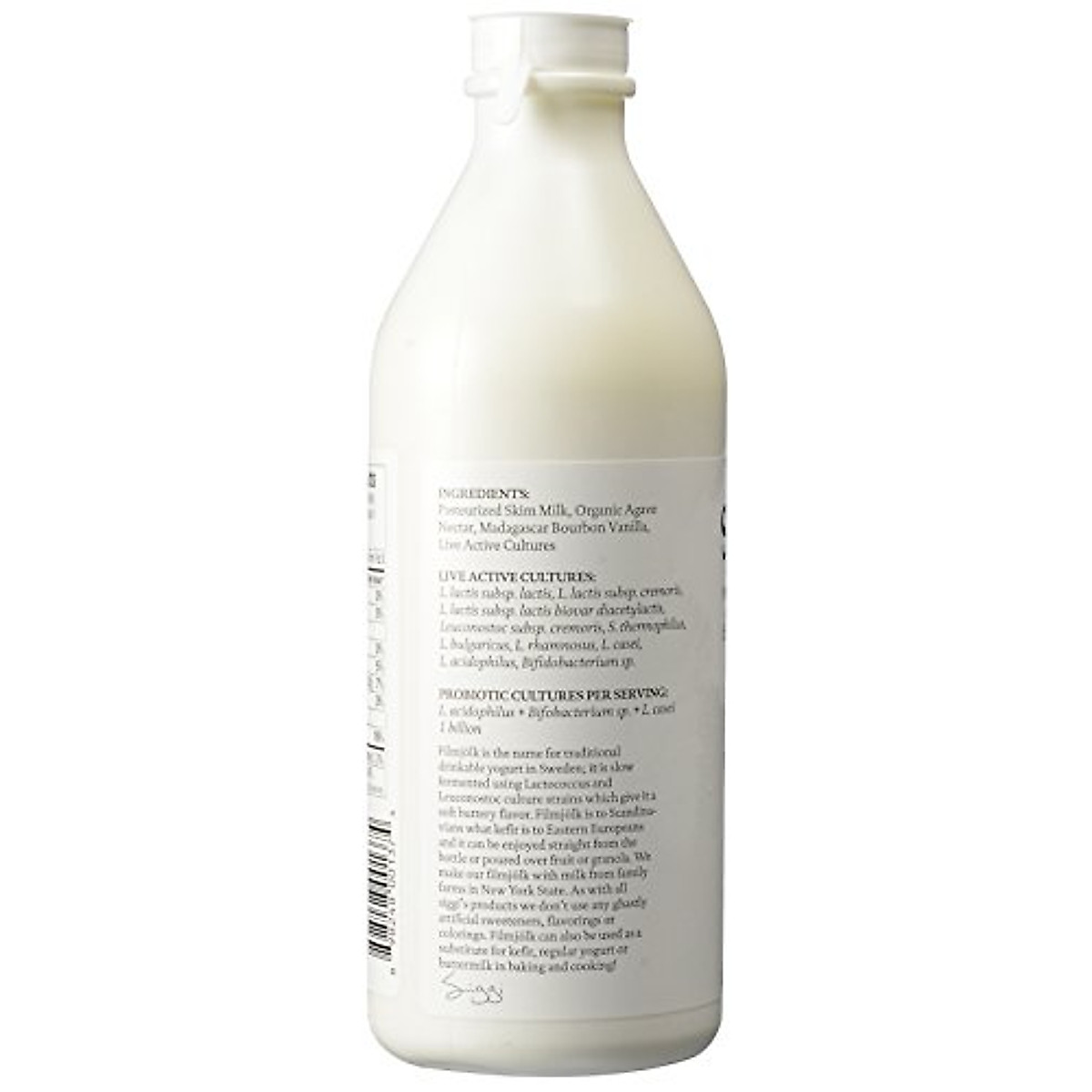 siggi's Swedish Style Non-Fat Drinkable Yogurt, Vanilla, 32 Ounce