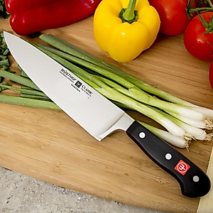 WÜSTHOF Classic 8 Inch Chef’s Knife,Black,8-Inch