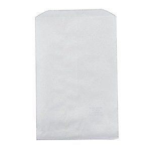100 Pack White Kraft Paper Bags, 6" x 9" Inches, Gift Card, Gift Candy, Cookies, Doughnut, Crafts, Party Favor, Sandwich, Jewelry Merchandise- by