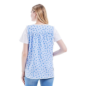 Nanxson Women Cobbler Apron with 2 Patch Pockets,Smock with Buttons for Work Chef kitchen CF3152