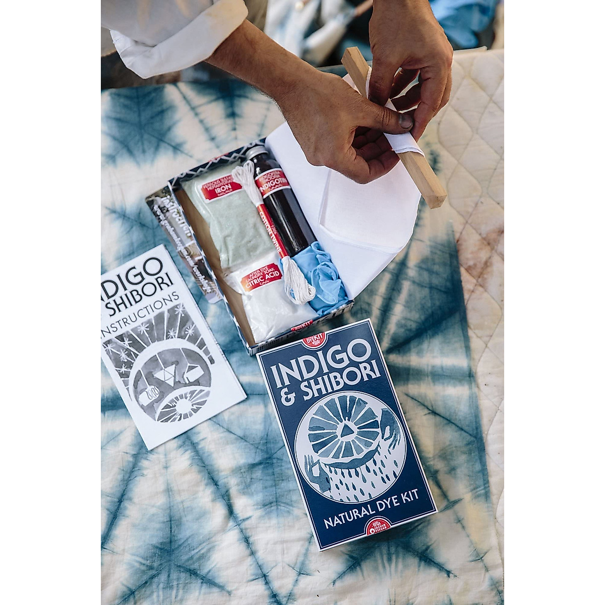 Indigo & Shibori Natural Dye Kit