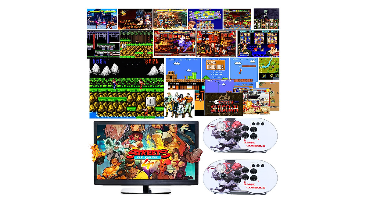 Arcade Game Console Pandora Box Built in 10000 Retro Games 4K HDMI 64G ...