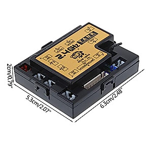 ZEZEFUFU RC Car Toy 2.4G 5.3 Version Receiver Board Motherboard Electronic Accessories for Henglong 1/16 RC 3818 Tank Model