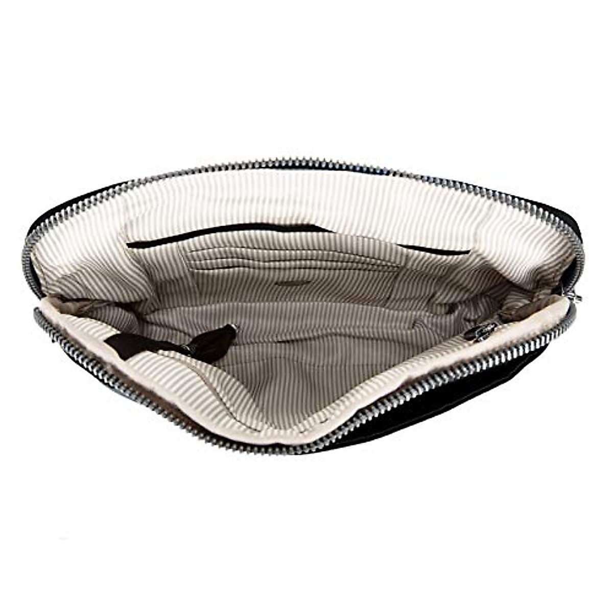 Travelon Women's Anti-Theft Tailored Convertible Crossbody Clutch, Onyx, One Size