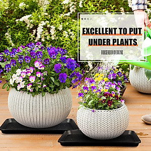 4 Pack Boot Tray Shoe Tray for Entryway Waterproof Plastic Boot Tray Entry Way Shoe Organizer PET Food Tray Indoor Outdoor Boot Mat for Boots Shoes Pets Garden