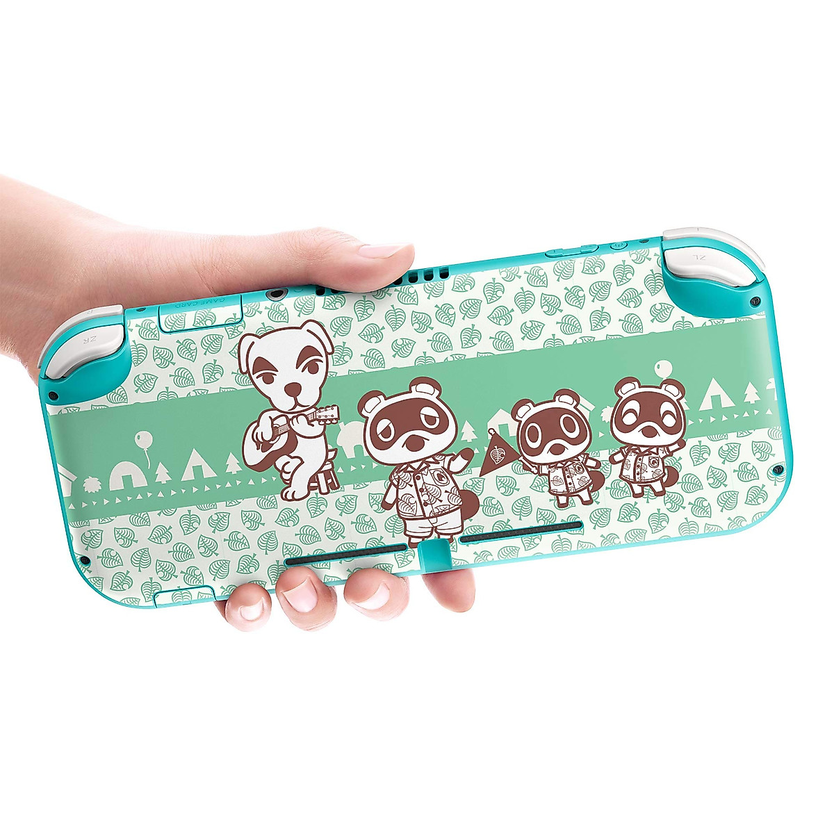 Controller Gear Authentic and Officially Licensed Animal Crossing - "Tom Nook and Friends" - Nintendo Switch Lite Skin - Nintendo Switch