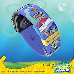 SpongeBob - Krusty Krab Smartwatch Band - Officially Licensed, Compatible with Every Size & Series of Apple Watch (watch not included)