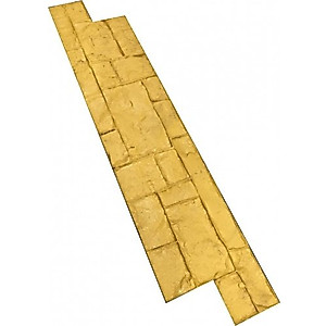 Concrete Fire Pit & Seat Wall Form Liner(NOT A Complete FIREPIT) Form Liner - Majestic Stack Stone 5' x 14" - Make Your own fire Pit - Walttools