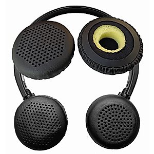 Maintenance Substitute Ear Pads Compatible with JVC HA-S20BT AHT-S28BT HA-S22W HA-S23W HA-S24W Headset Replacement Cushion (Black)