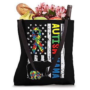 Mama Bear Matching Family Autism Awareness Gifts For Mom Tote Bag