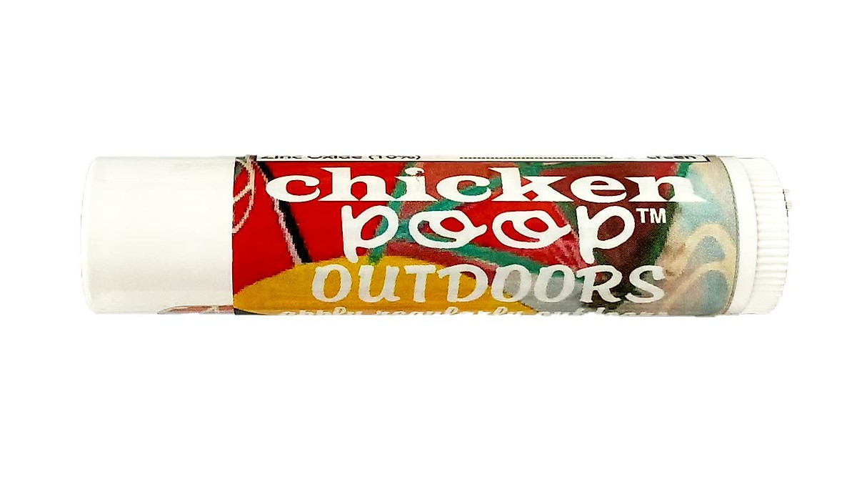 Natural Chicken Poop Lip Balm - 4 Flavors & SPF 30