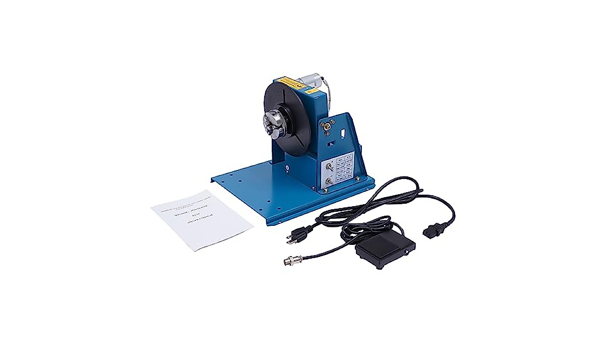 Mini Rotary Welding Positioner Turntable - 10KG Capacity