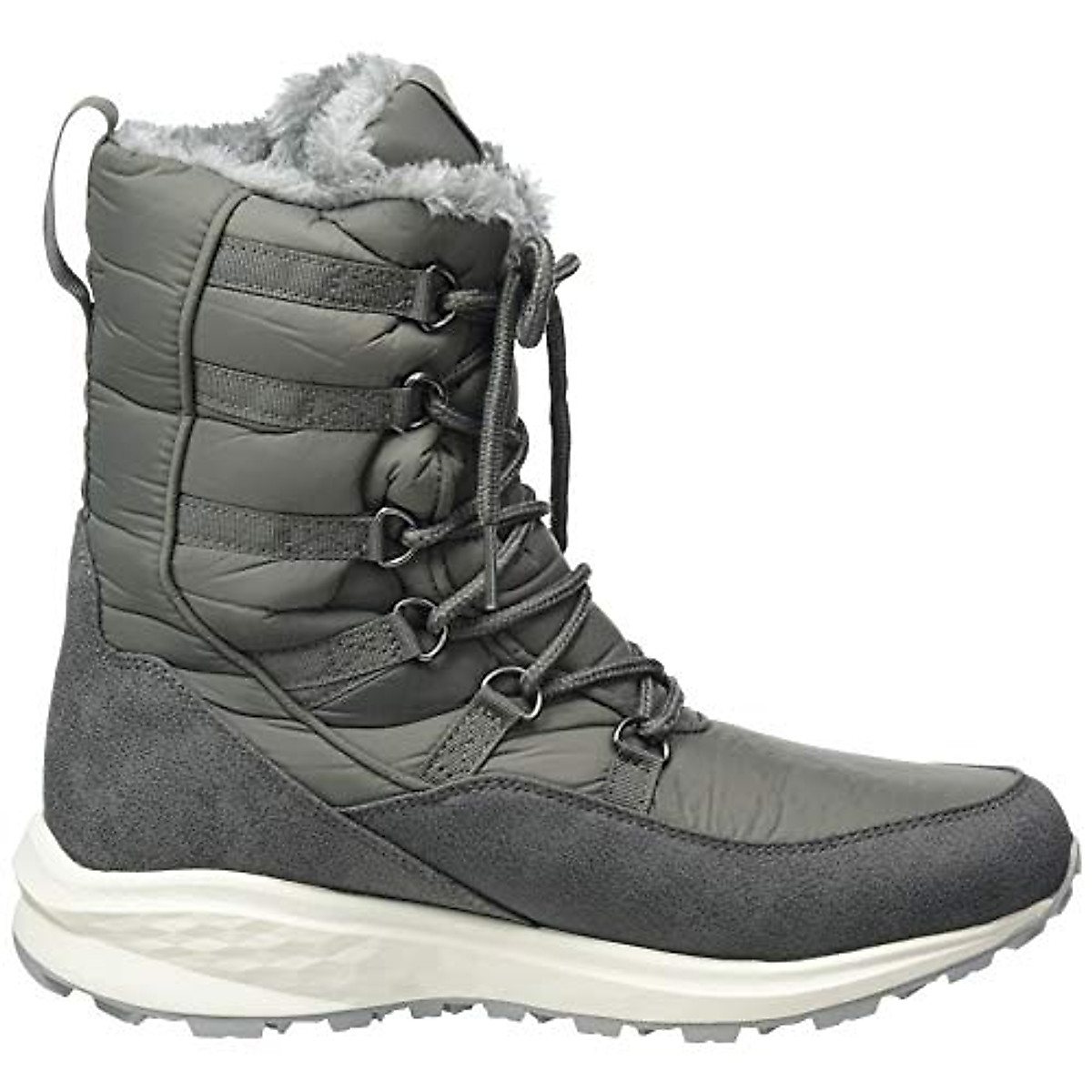 Jack Wolfskin Women's Nevada Texapore High Hiking Shoe Boot, Dark Grey/Light Grey, 9.5