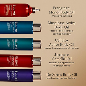 ELEMIS Massage Oil, Fast Absorbing, Deeply Penetrating Body Oil with Essential Oils, Moisturizing Skin Oil, Soothe Muscles, Calm Mind & Revitalize