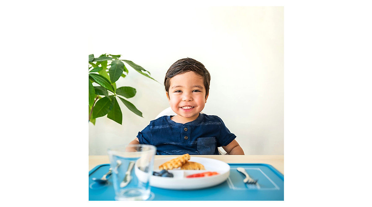 Montessori Placemat for Kids - Set of 2 Silicone Mats