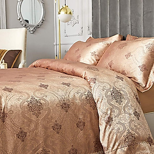 Dolce Mela DM719Q Queen Size Duvet Cover Set, Multi-Color
