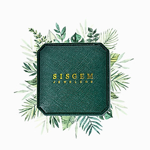 SISGEM 10K 14K 18K Solid Gold Infinity Twist Engagement Rings Set for Women, Heart/Princess/Pear/Marquise/Oval/Round Cut Moissanite Rings Wedding Engagement Anniversary Promise Set Bands with Engraved Name (Princess-Cut)