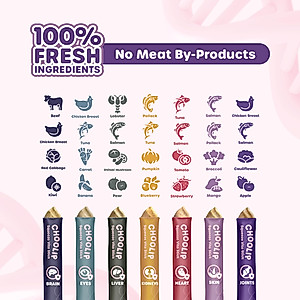 Squeeze Vita Stick Lickable Cat Treats and Dog Treats. 7pc Variety Pouch for Cats and Dogs. Soft Paste Tubes for Dog Lick Mat, Senior Cat Food Wet Cat Food Toppers, Multivitamin for Dog Food