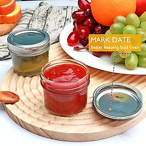 Brajttt Small Mason Jars, 4oz Glass Mason Jar with Regular Lids 9 Pack,Mini Jam Jars for Jelly, Jam, Honey, Dessert, Spice, Wedding Favor