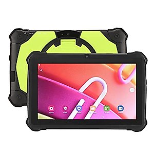 LBEC Kids Tablet, 7 Inch Kids Tablet Front 5MP 100240V US Plug for Entertainment (Green)