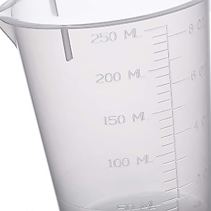Consolidated Plastics 45383 Disposable Beaker, Polypropylene, 250 mL, 50 Piece