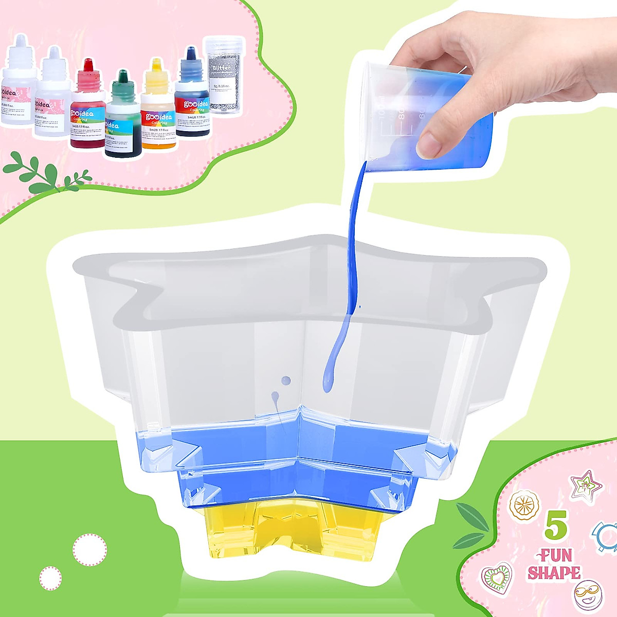 Crafts for Girls Ages 8-12, 2 in 1 Soap Making Science Kit for Girls & Boys, Great Educational STEM DIY Craft Activity Gift for 6-8 8-12 Year Old Girls & Boys