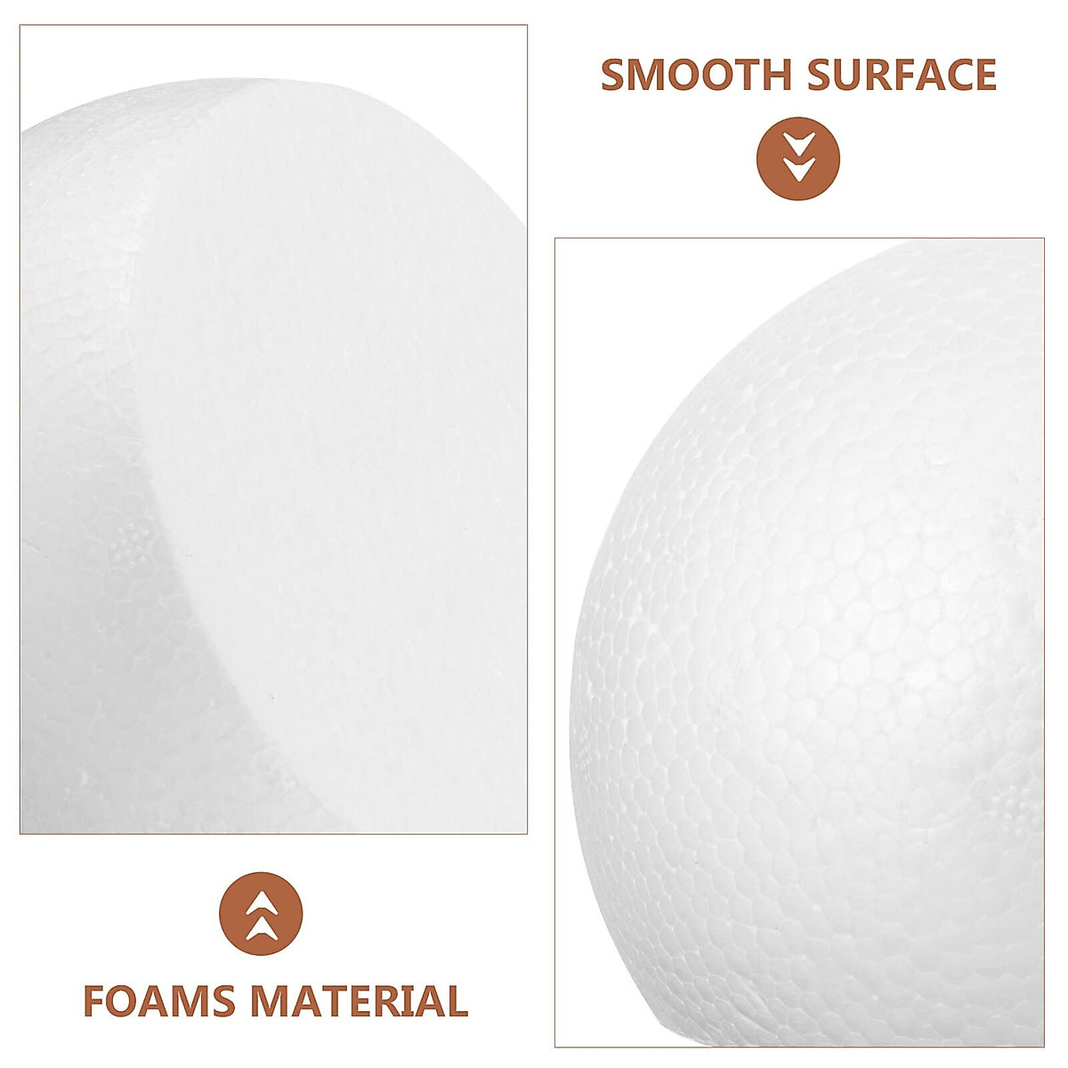 HEMOTON Foam Cake Dummies Spherical Cake Mold Half Sphere Cake Practice Cake Practice Model Rotating Cake Stand Cake Form Wedding Foam To Rotate Party Supplies Balls