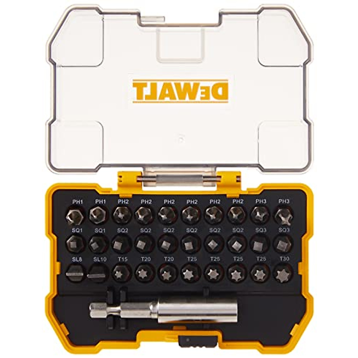 DEWALT DWAX100 Screwdriving Set, 31-Piece,Silver
