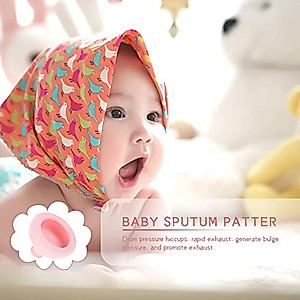 Baby Palm Chest Cup Massager: Silicone Up Phlegm Removal Percussion Tools for Nursing Sputum Pat Tools Pink