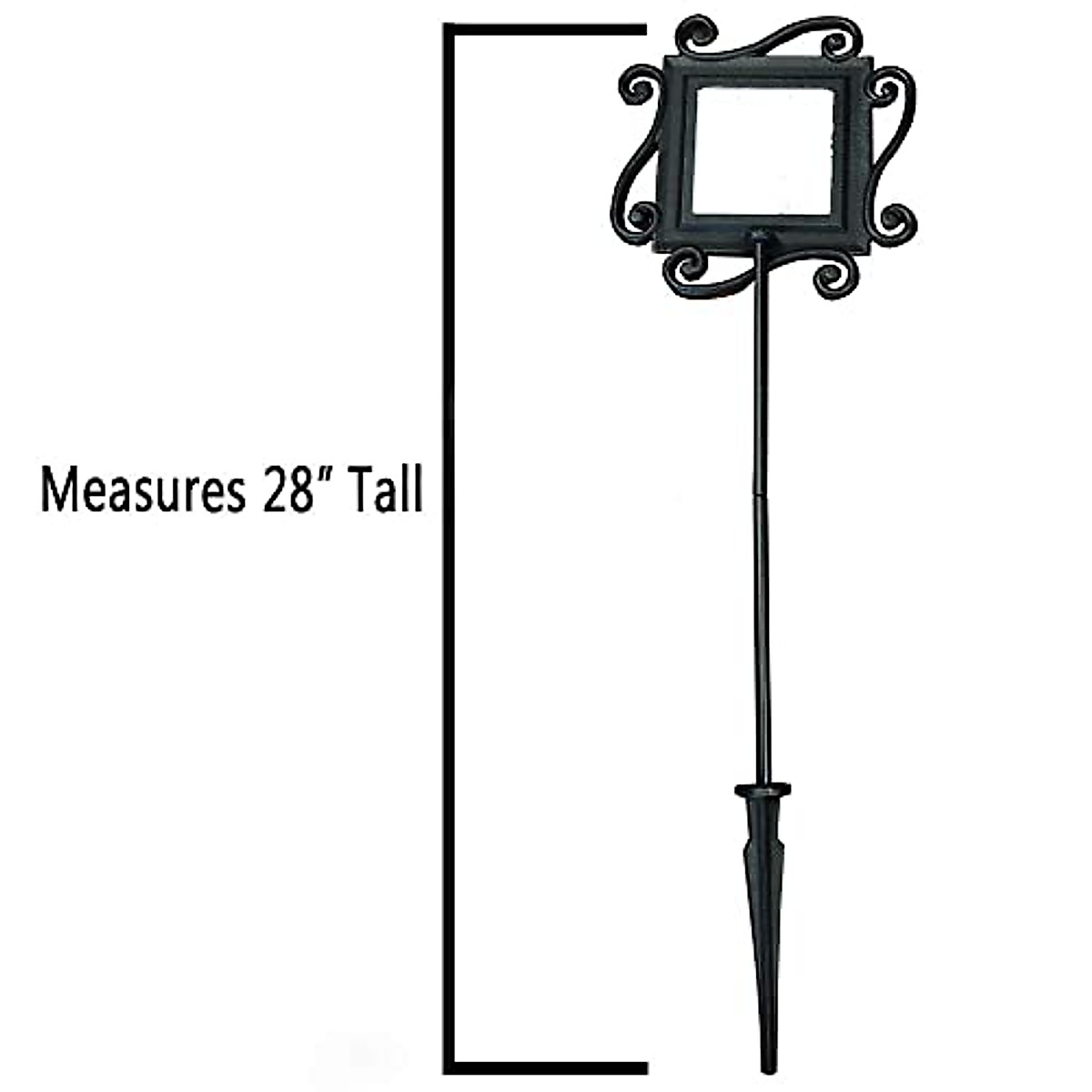 GiftsForYouNow Personalized Memorial Garden Stake Featuring Cross with Leaves Design, 28 x 8.5 Inches, Cemetery Grave Marker, Memorial Gift, Memorial Plaque