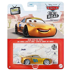 Disney Cars On The Road Diecast Metallic Dinoco Racing Center Cruz Ramirez