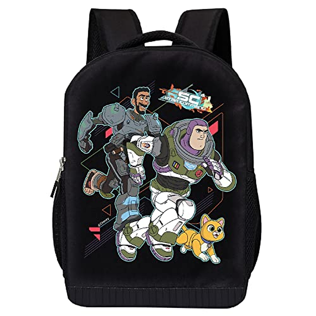 Disney Pixar Lightyear Space Ranger Backpack for Kids –Buzz Lightyear Space Ranger Knapsack– 16 Inch Air Mesh Padded Bag (Lightyear 4)