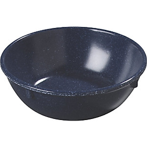 Carlisle FoodService Products Dallas Ware Reusable Plastic Bowl for Buffets, Home, and Restaurants, Melamine, 10 Ounces, Café Blue, (Pack of 48)