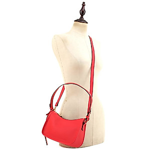 Womens Girls Minimal Vintage Retro Small Vegan Leather Shoulder Bag Purse Wallet Set (zBlack)