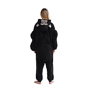 YUNTAISHAN Animal Onesie Adult One Piece Pajamas Animal Cosplay Costume for Women Men