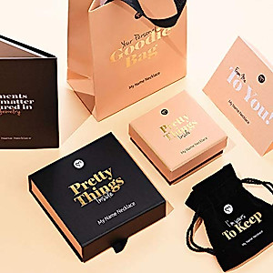 MYKA - Personalized Love Knot Russian Ring Necklace With or Without Diamond/Sterling Silver, Gold, Rose Gold/Custom Jewelry for Her, Women/Gift for Mother's Day, Birthday, Sterling Silver, lab