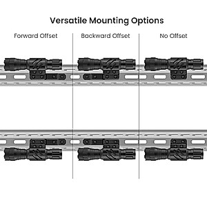 Feyachi FL14-MB Tactical Flashlight 1200 Lumen Matte Black LED Light with Flashlight Mount and Pressure Switch Included
