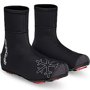 GripGrab Arctic X Waterproof Deep Winter Gravel MTB Cycling Shoe Covers Offroad Fleece Lined Cold Weather Biking Overshoes