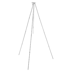 Solo Stove Tripod Camping Accessories Compact Lightweight Aluminum Tripod w/Adjustable Hang Chain, Perfect for Titan and Campfire Portable Stove, Camping, Backpacking, Survival Gear
