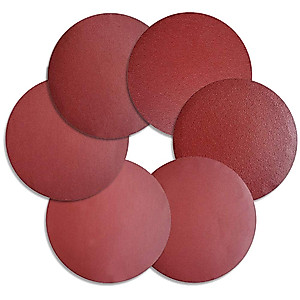 30 PCS 8-Inch Assorted PSA Aluminum Oxide Sanding Disc,NO-Hole Self Stick