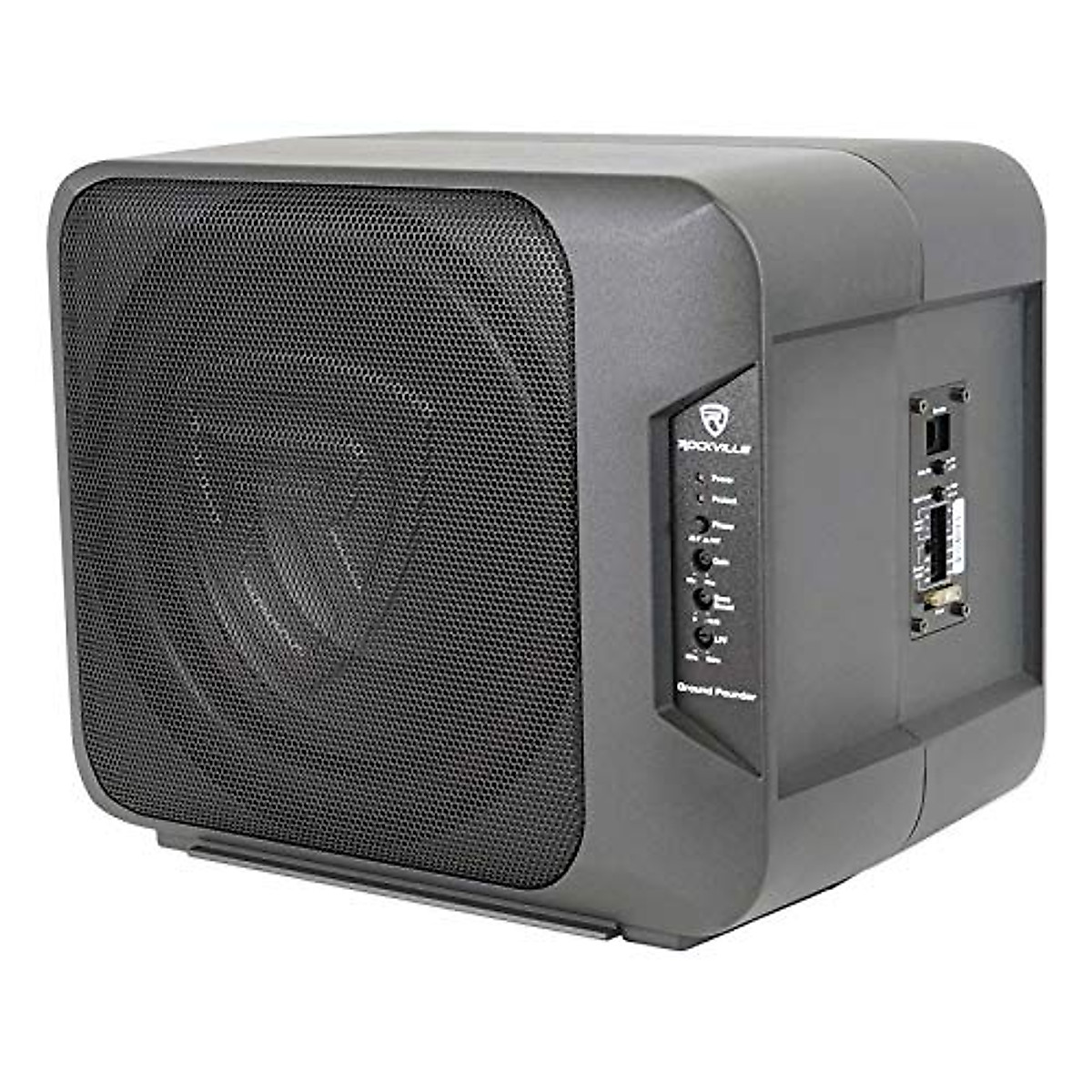 Rockville Ground Pounder 800w Powered Dual 10" Car Subwoofer/Aluminum Enclosure