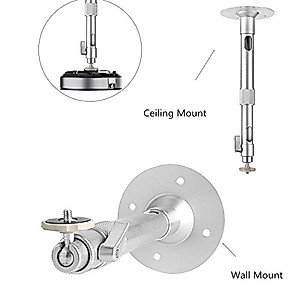ASSOME Projector Ceiling Mount, Projector Stand, Universal Extendable Video Projector Wall Mount Bracket with Adjustable Height, 3 Screw Model