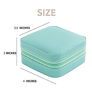 KElofoN Travel jewelry Organizer Travel jewelry case Travel Jewelry box Small Jewelry Organizer Box for Girls Women（blue）