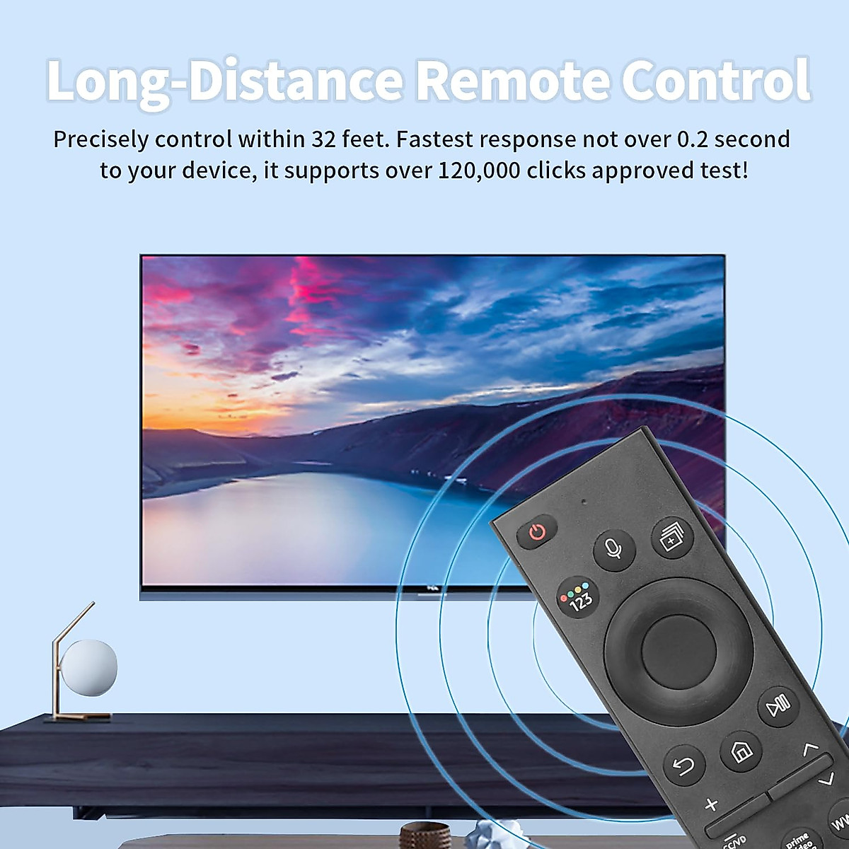 BN59-01357F TM2180E RMCSPA1RP1 Voice Remote Control Compatible with Samsung Smart The Frame QLED 4K 8K Smart TV QLED Series Q70A Q60A Q80A QN85A Replacement with Netflix PrimeVideo WWW with Batteries