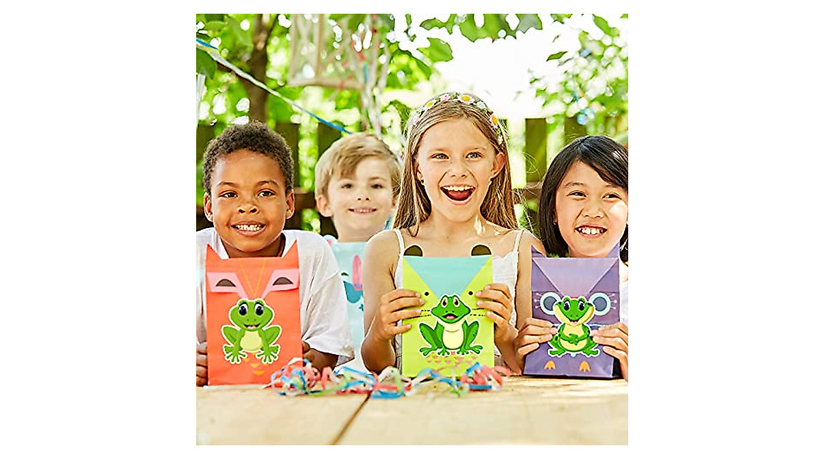 Funky Frogs Cut-Outs - 48 Pieces for Classroom & Parties