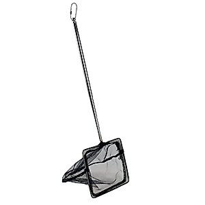 AQUANEAT Fish Net Aquarium,Fish Tank Net,Aquarium Net with Extendable Long Handle (5 Inch)