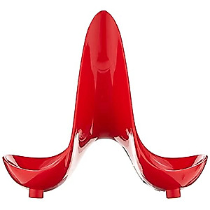 Hutzler Pot Lid Stand, Large, Red